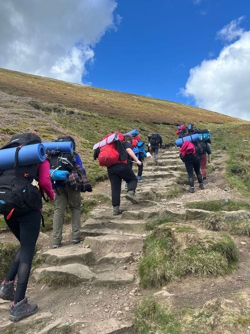 St John Bosco Arts College - Silver DofE Expedition Faces Chilly Challenge