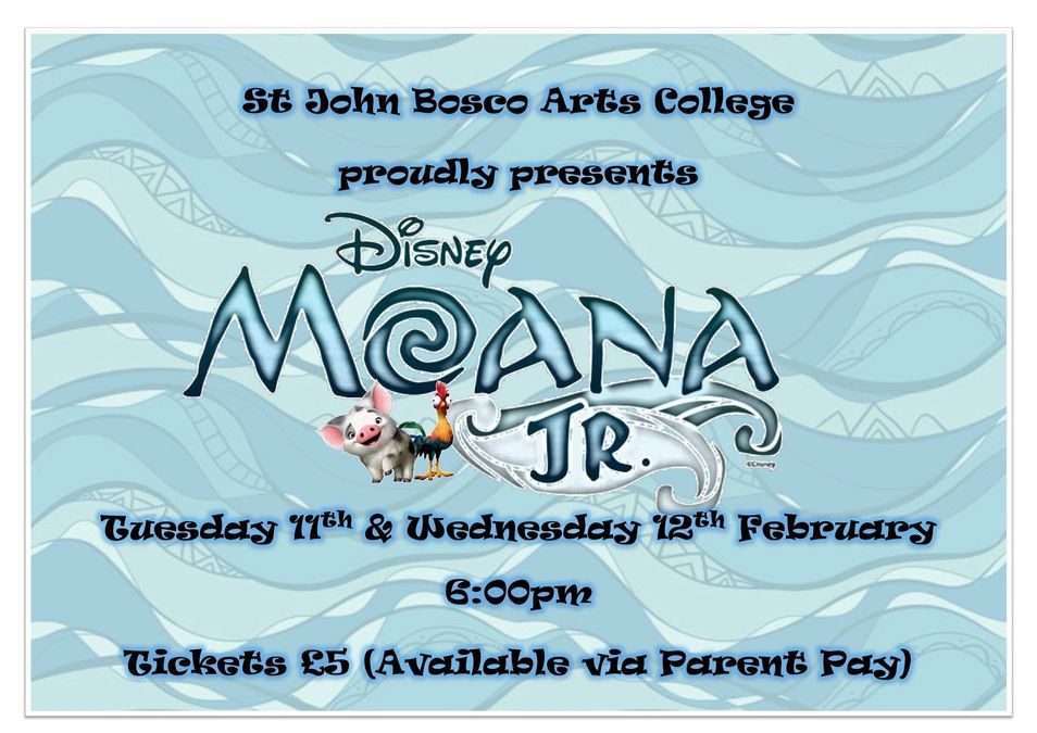 St John Bosco Arts College - Disney's Moana Jr - School Production